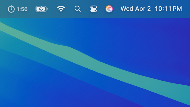 ShinyTimer - the tiny macOS menu bar time tracker